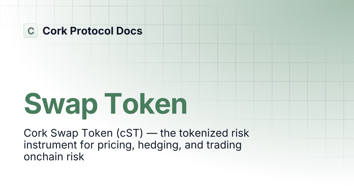 Swap Token | Cork Protocol Docs
